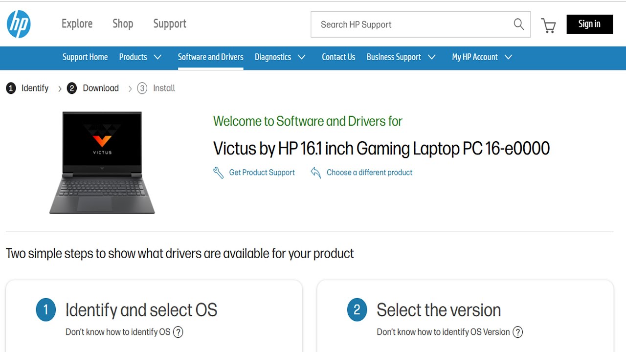 HP Victus Gaming Laptop 16: Easy Driver Installation and Setup - YouTube