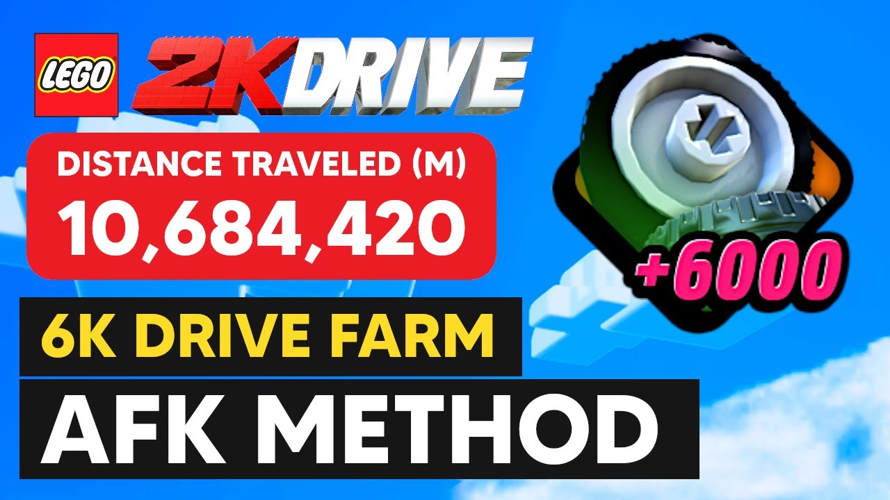 How to Farm 6000 Miles (AFK Method) - LEGO 2K Drive - YouTube