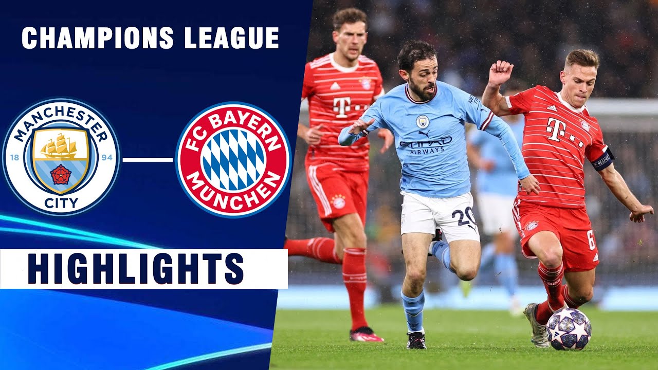 Highlights Man City vs Bayern Munich | Rodri cứa lòng găm thẳng góc ...