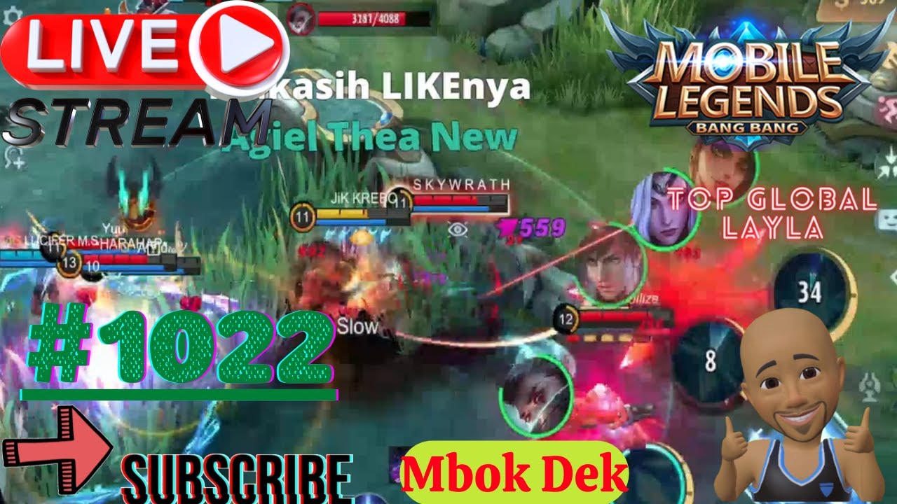 Mbok Dek | Mobile Legends: Bang Bang | top global | #1022 - YouTube
