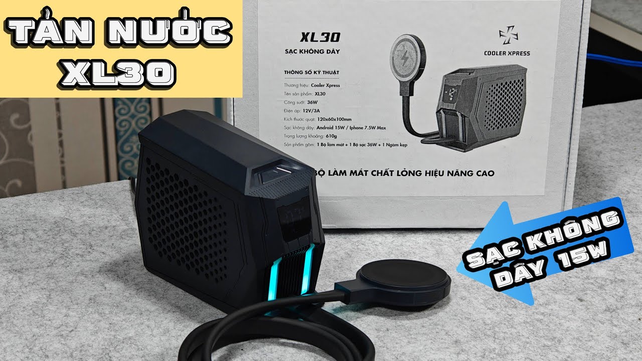 Cooler Xpess XL30 | Tản nhiệt nước tích hợp sạc không dây "siêu bá ...