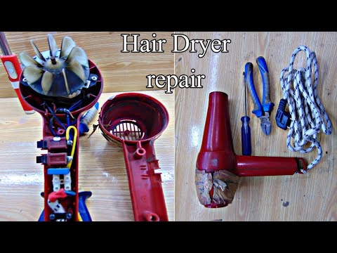 How to repair Hair Dryer at home - YouTube