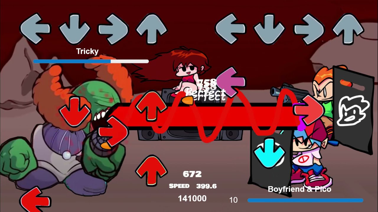 Friday Night Funkin' - Tricky Cutscenes Madness Battle mode [FNF Mod ...