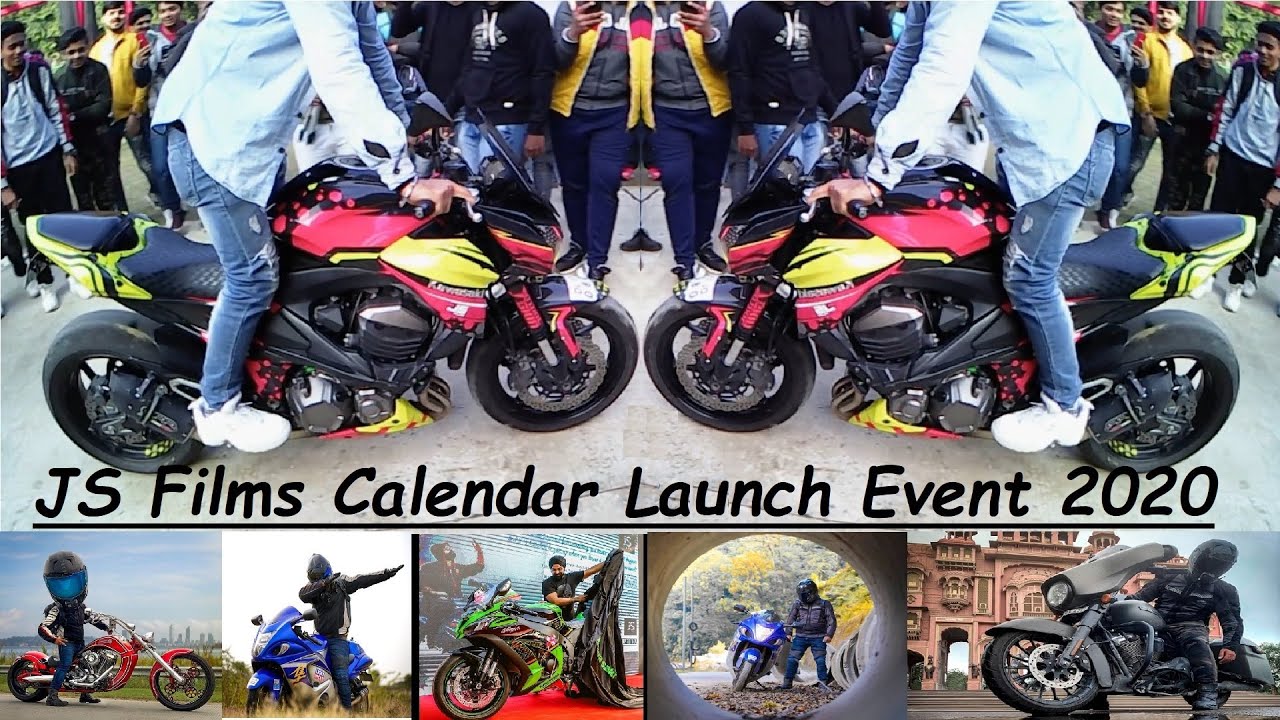JS Films|Calendar Launch Event 2020|Nirali|Kawasaki Ninja ZX-10R With ...