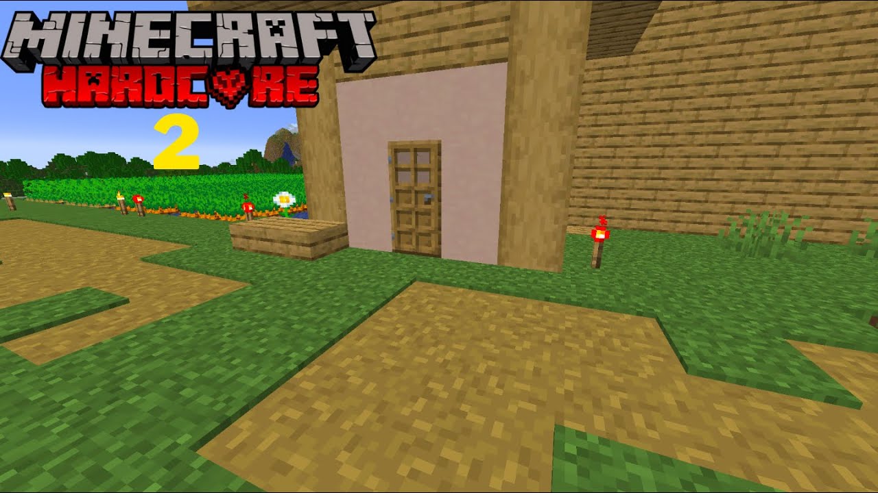 Minecraft Hardcore: Building my house (#2) - YouTube