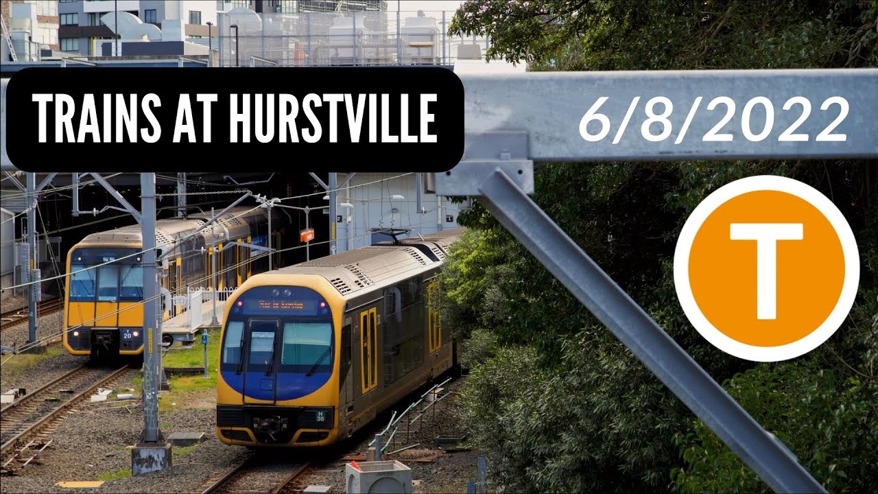 6/8/2022 - Trains at Hurstville - YouTube