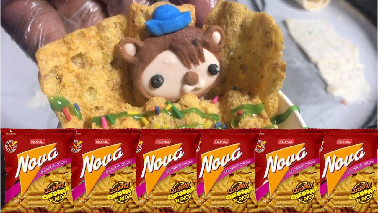 Nova Multigrain Snack Country Cheddar Flavor Ice Cream Rolls - YouTube