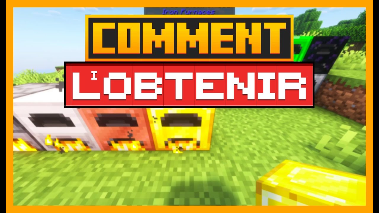 Comment fabriquer le four à or à partir de fours en fer pour Minecraft ...