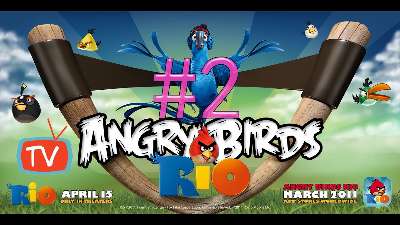 Angry Birds Rio 2 - Part 2 Rocket Rumble Gameplay - YouTube