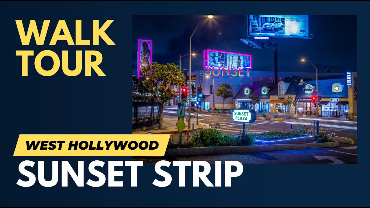 Sunset Strip | West Hollywood WALKING TOUR - YouTube