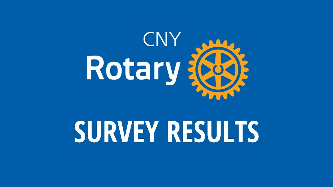 CNY Rotary Survey Results - Aug 2023 - YouTube