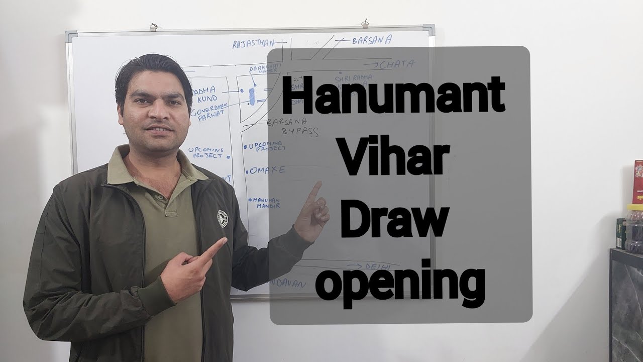 Plots in Vrindavan|| Hanumant Vihar MVDA plots Draw Opening. New ...