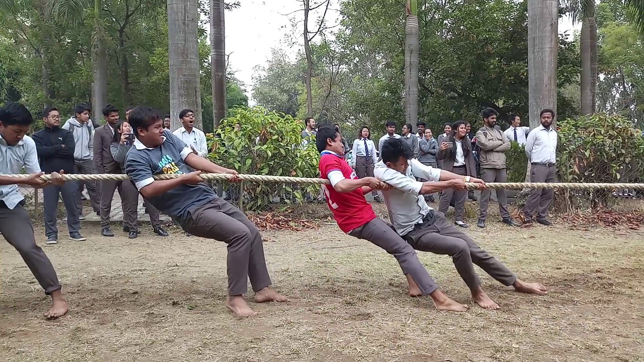 Assam Azara ADBU students TUG of War - YouTube