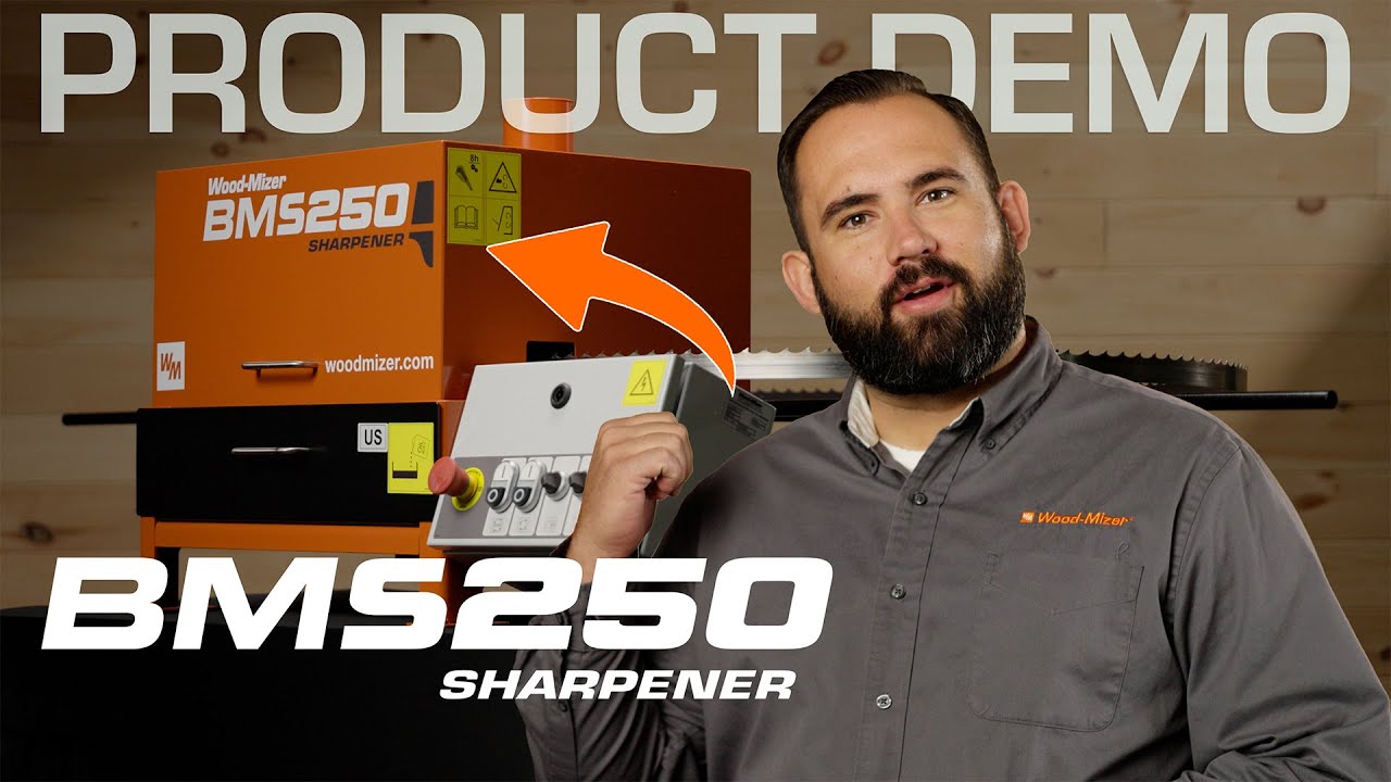BMS250 Bandsaw Blade Sharpener Product Demonstration | Wood-Mizer - YouTube