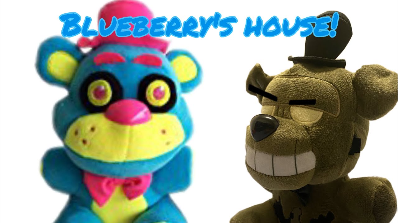 Fnaf plush- Blacklight adventures episode 1- Blueberry’s house - YouTube