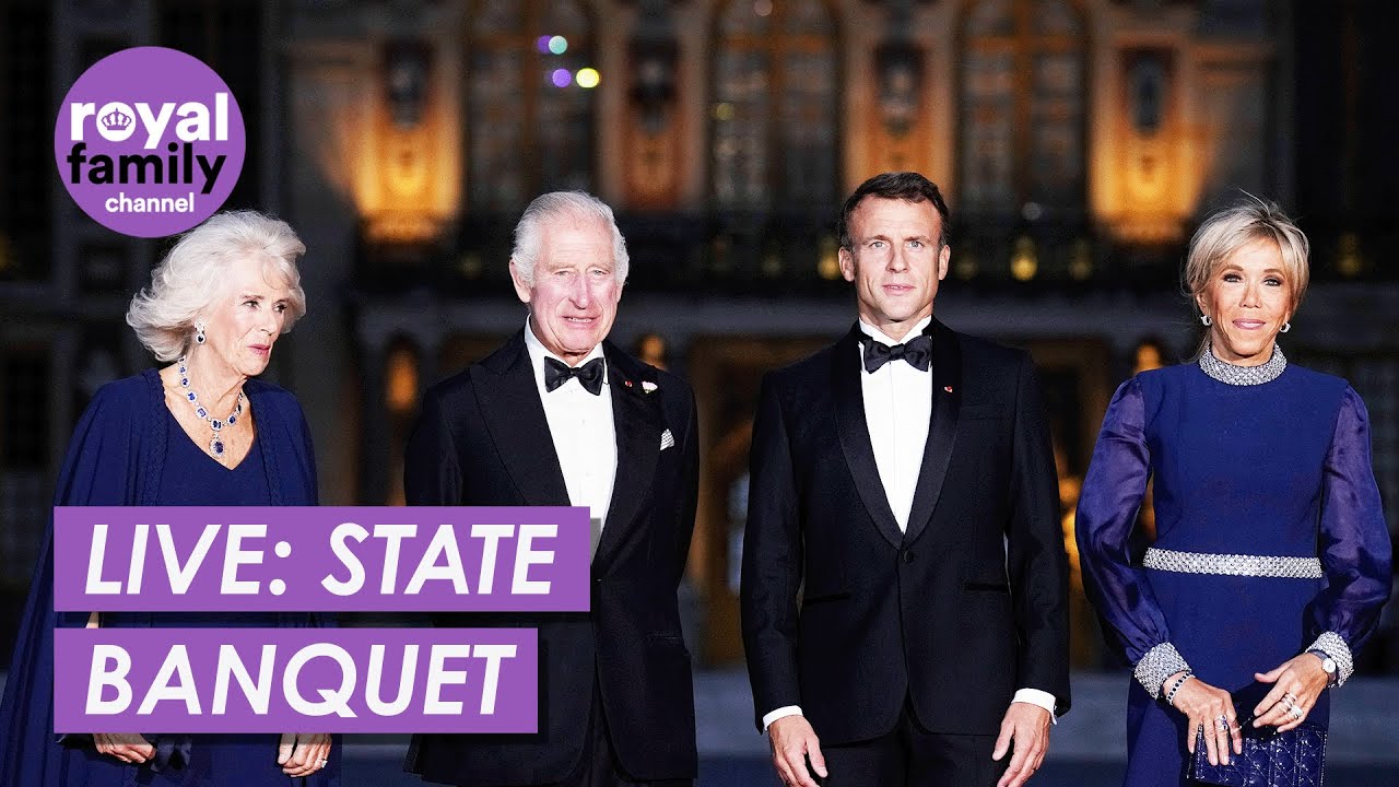 LIVE State Visit: King and Queen Host Macrons for State Banquet at ...