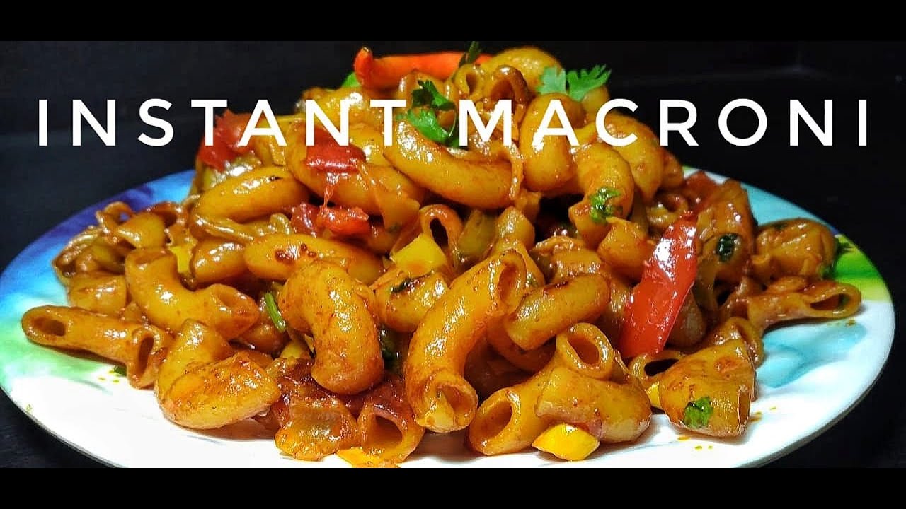 Instant Macroni Recipe | Make macroni very quickly using this recipe ...