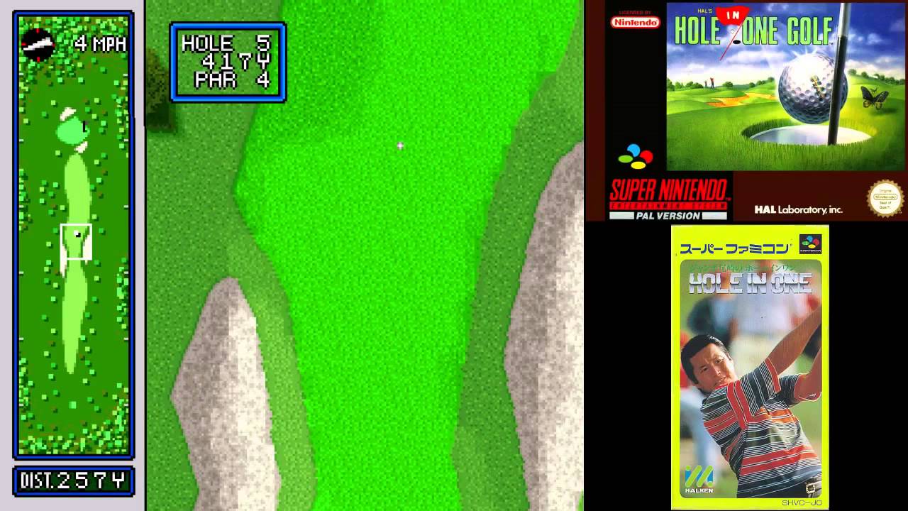 SNES A Day 12: HAL's Hole in One Golf - YouTube