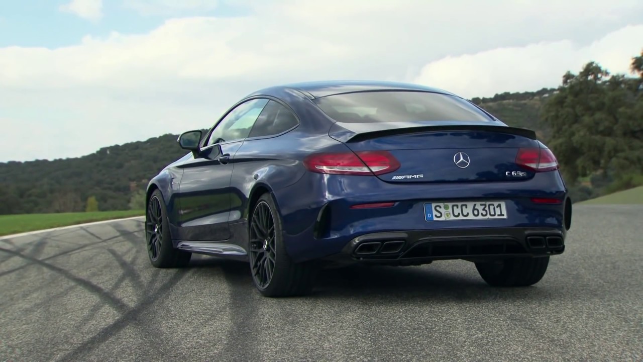Mercedes AMG C 63 S Coupe on the Race Track - YouTube