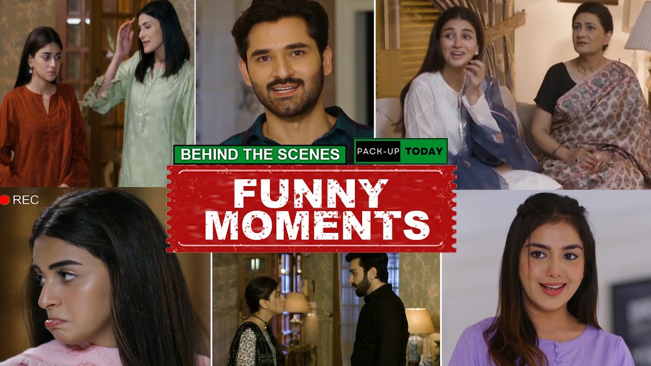 Behind The Scens Funny Moments Part 02 | Azfar Rehman | Zain Baig ...