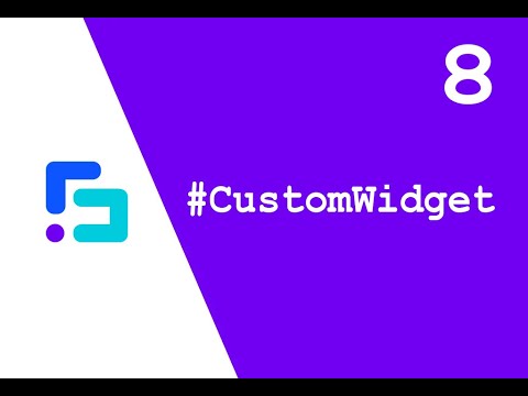 How To Create Your Custom Widget #8 - YouTube