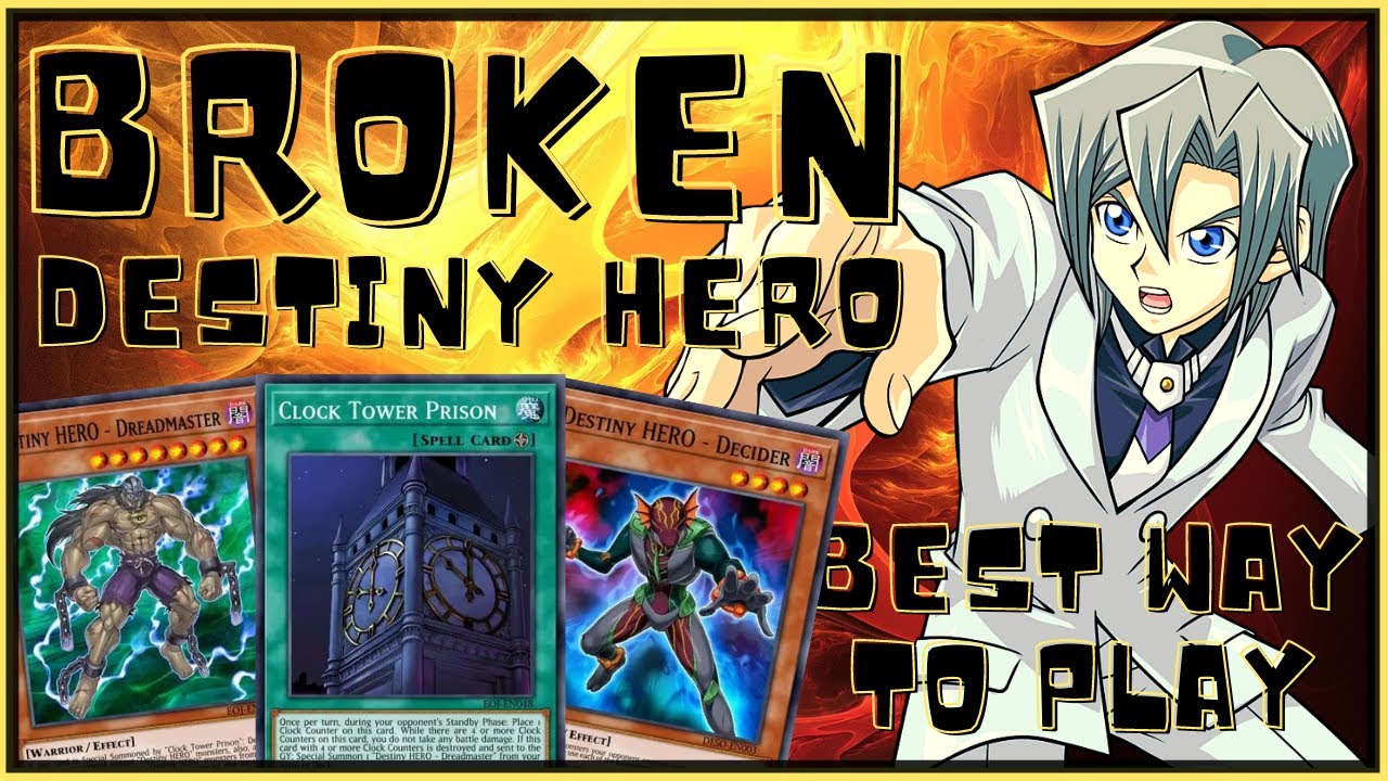 DESTINY HERO DREADMASTER DECK CLOCK OF DESTINY BROKEN SKILL DUEL LINKS ...