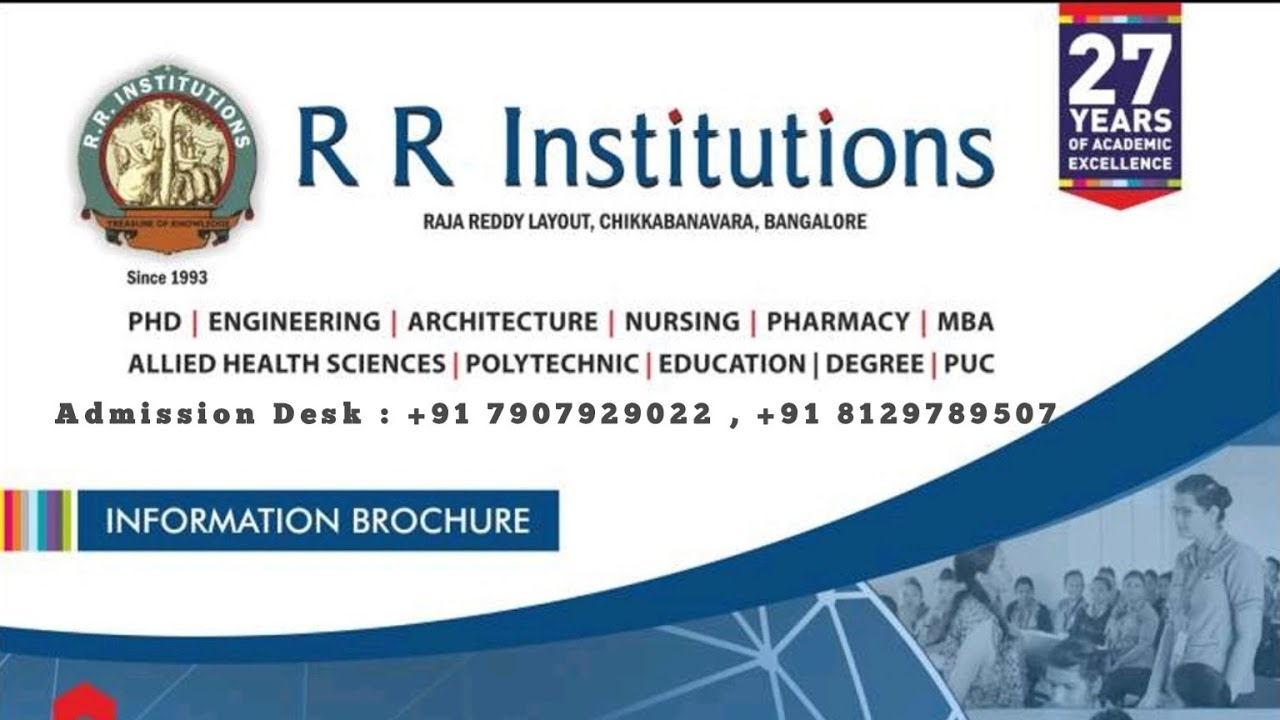 #R R Institutions # RR College , Bangalore - YouTube