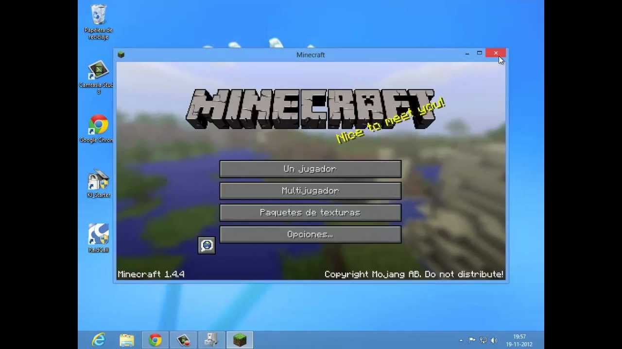 Como abrir minecraft con windows 8 driver nvidia - YouTube
