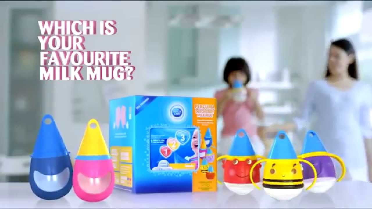 Dutch Lady Milk Mugs | Quảng cáo vui nhộn cho bé yêu - YouTube