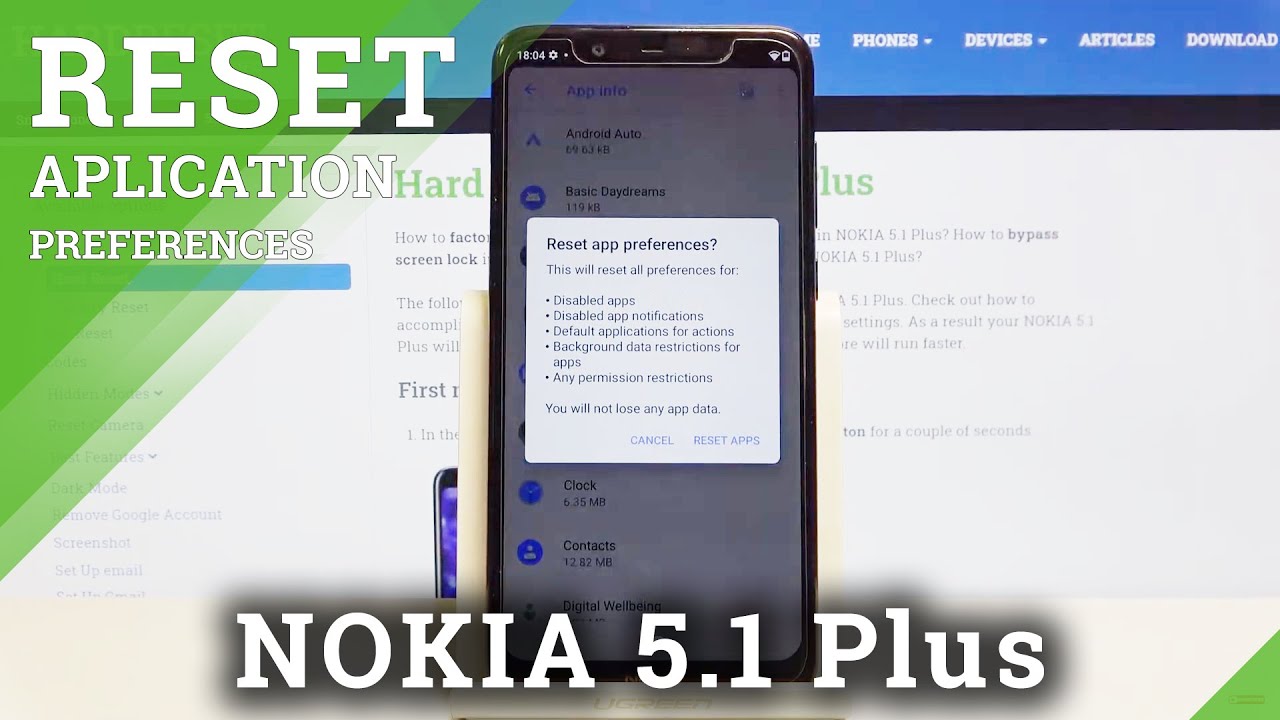 How to Reset App Preferences in NOKIA 5.1 Plus – Bring Back Original ...