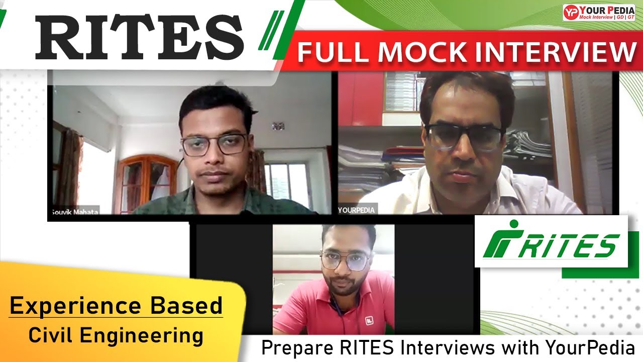RITES Full Mock Interview | Important RITES Interview Questions ...