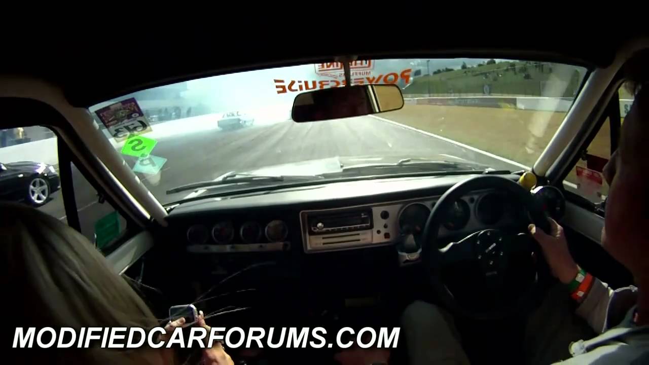 Cruising Incar with SLUG Datsun 1200 ute at Sydney Powercruise 2011 ...