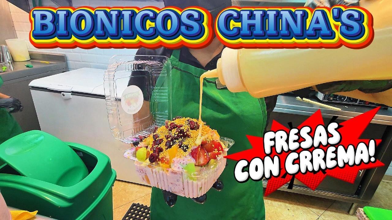 BIONICOS Y FRESAS CON CREMA ! Las China's - YouTube