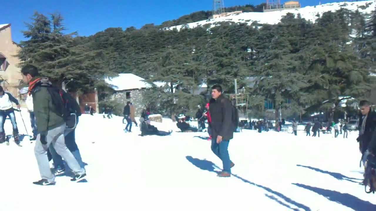 BEAUTIFUL SNOW--CHREA MOUNTAINS IN BLIDA--WELCOME TO ALGERIA--1-2-2012 ...