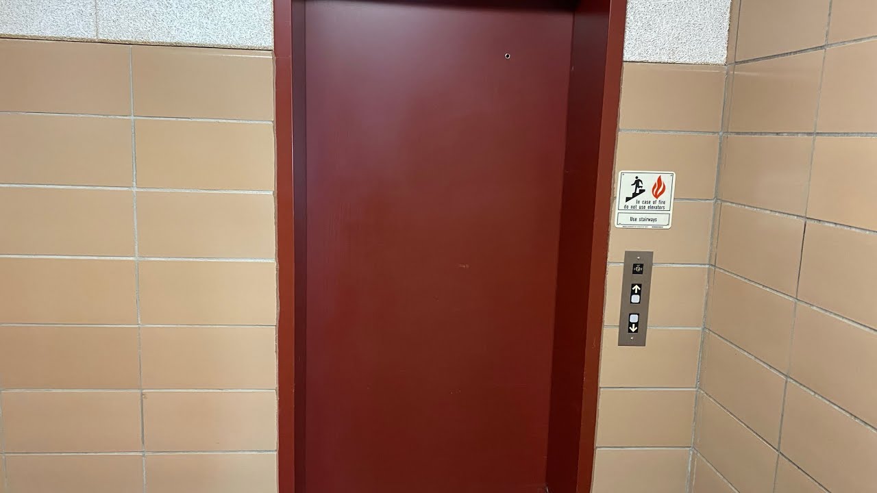 (Before modernization) Dover hydraulic elevator at Westlake Middle ...