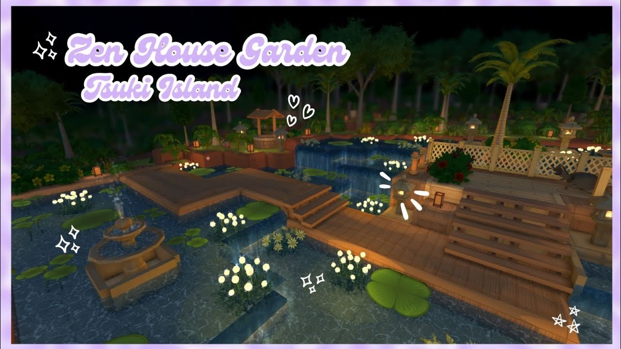 Dinkum : Zen House Garden **TSUKI Island** (ideas) - YouTube