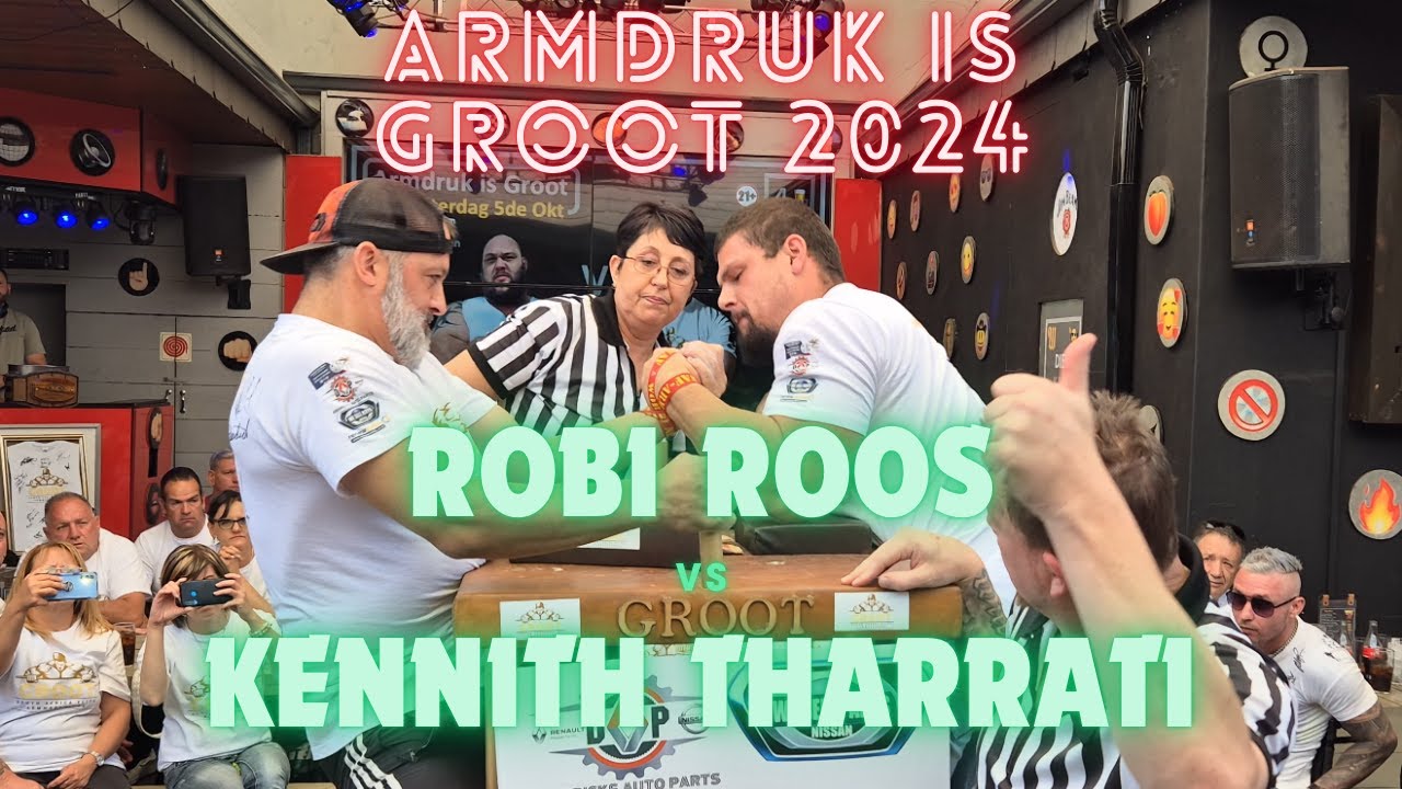 South Africa Arm Wrestling - Armdruk is Groot Supermatch - Robi Roos VS ...