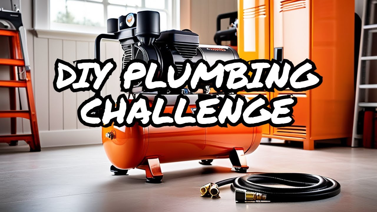 Plumbing my new air compressor - YouTube