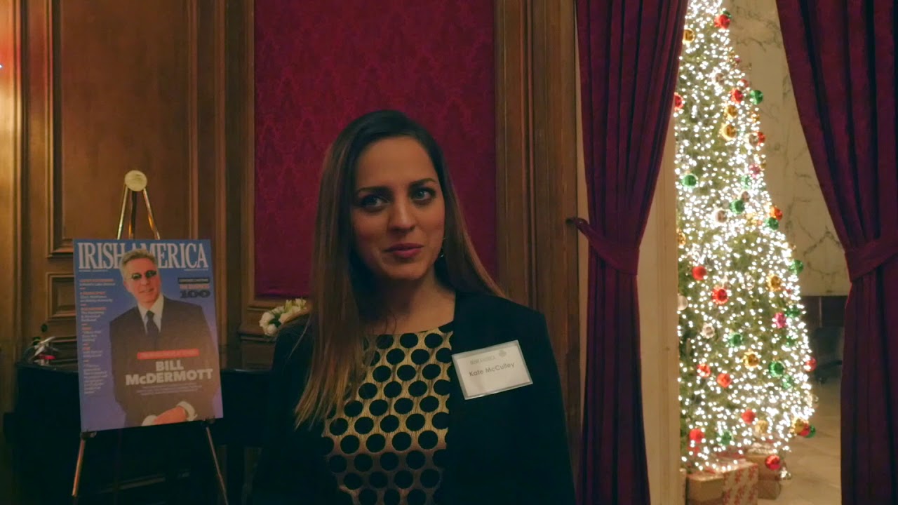 Kate McCulley tells her family's Irish emigration story at Business 100 ...