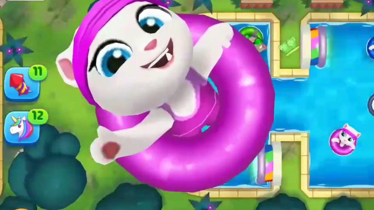 Talking Tom Pool Gameplay Walkthrough levels 351 - 360 - YouTube