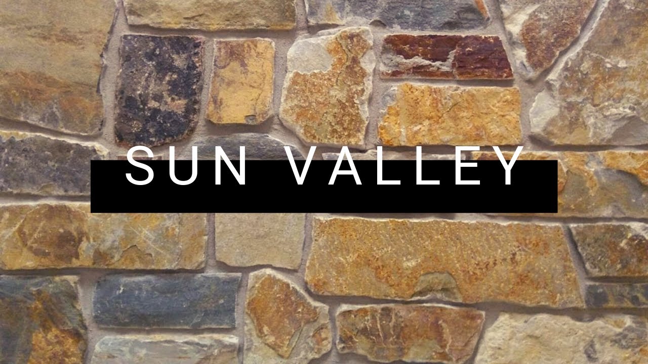 Sun Valley Colorful Fieldledge Real Stone Veneer - YouTube