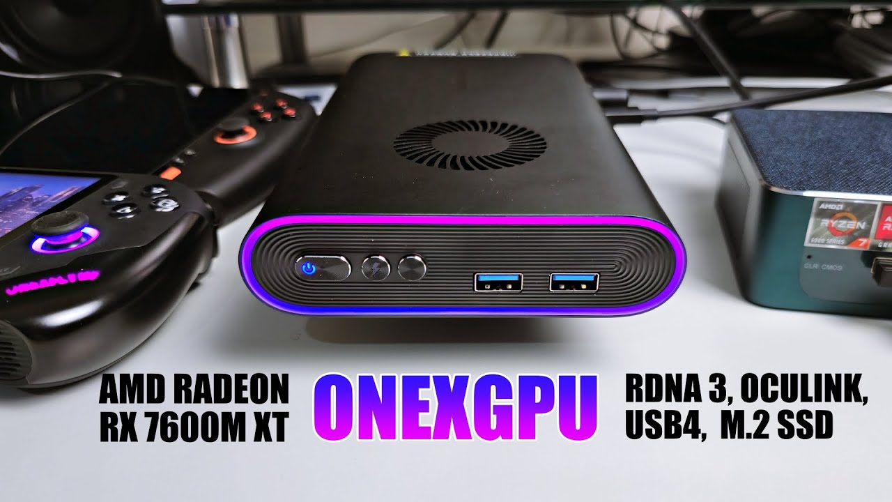 Impressive eGPU With OCULINK, USB4, NVMe SSD - ONEXGPU! - YouTube