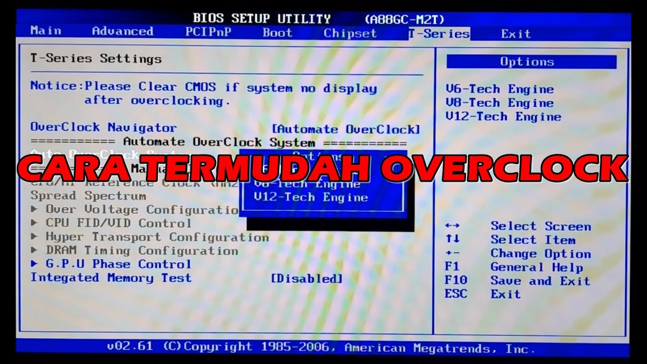 CARA OVERCLOCK PROCESSOR PALING MUDAH - YouTube