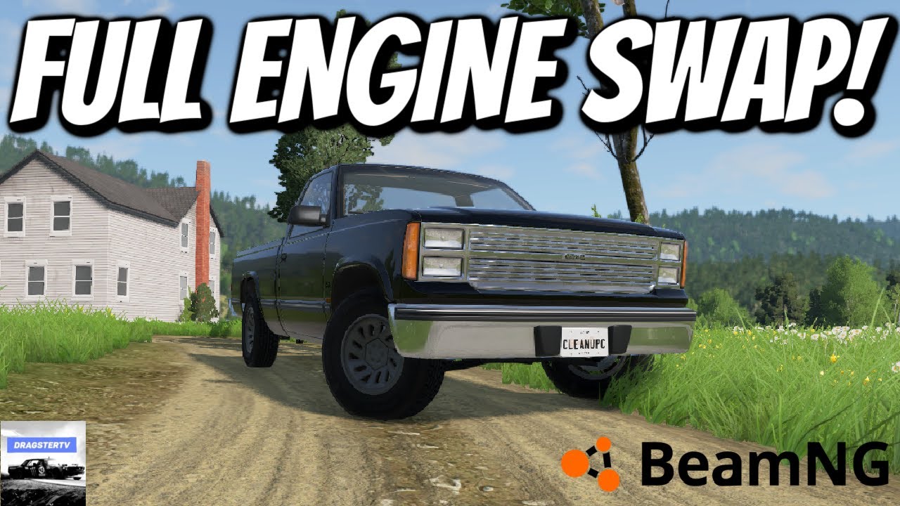 BeamNG Drive - NEW OBS CHEVY GETS INSANE ENGINE SWAP! (1500 HP!) - YouTube