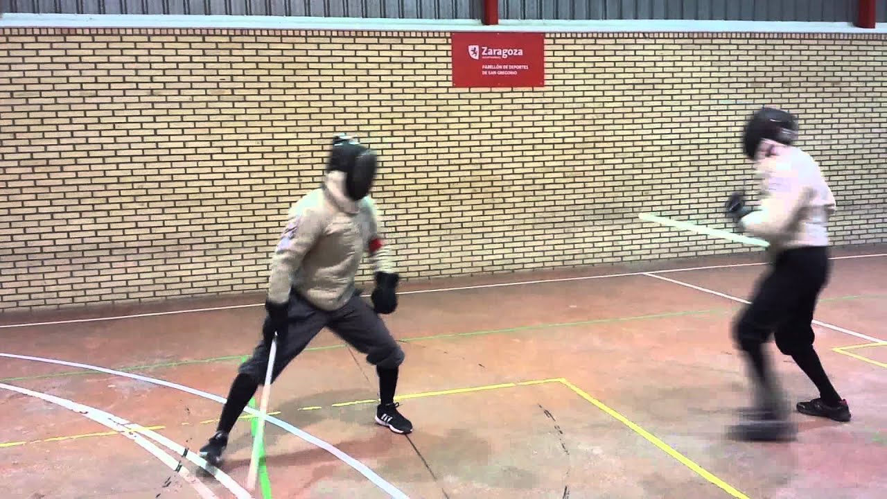 Like Steel Waster V2 - One-handed sword sparring 1 - sword alone - YouTube