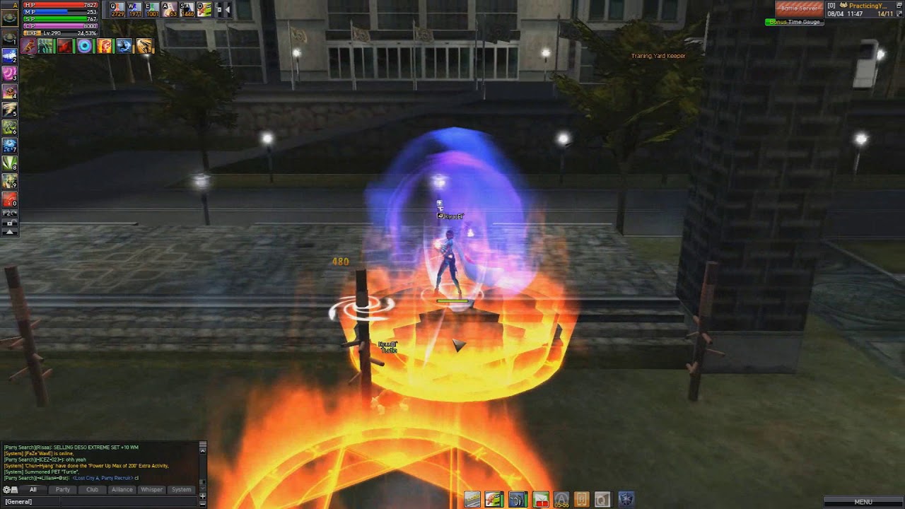 Ran Online (GS) - Extreme Combo Tyranny - YouTube