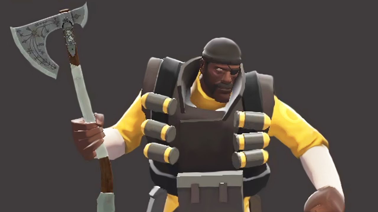 TF2 Demoman The Battle Axe - YouTube