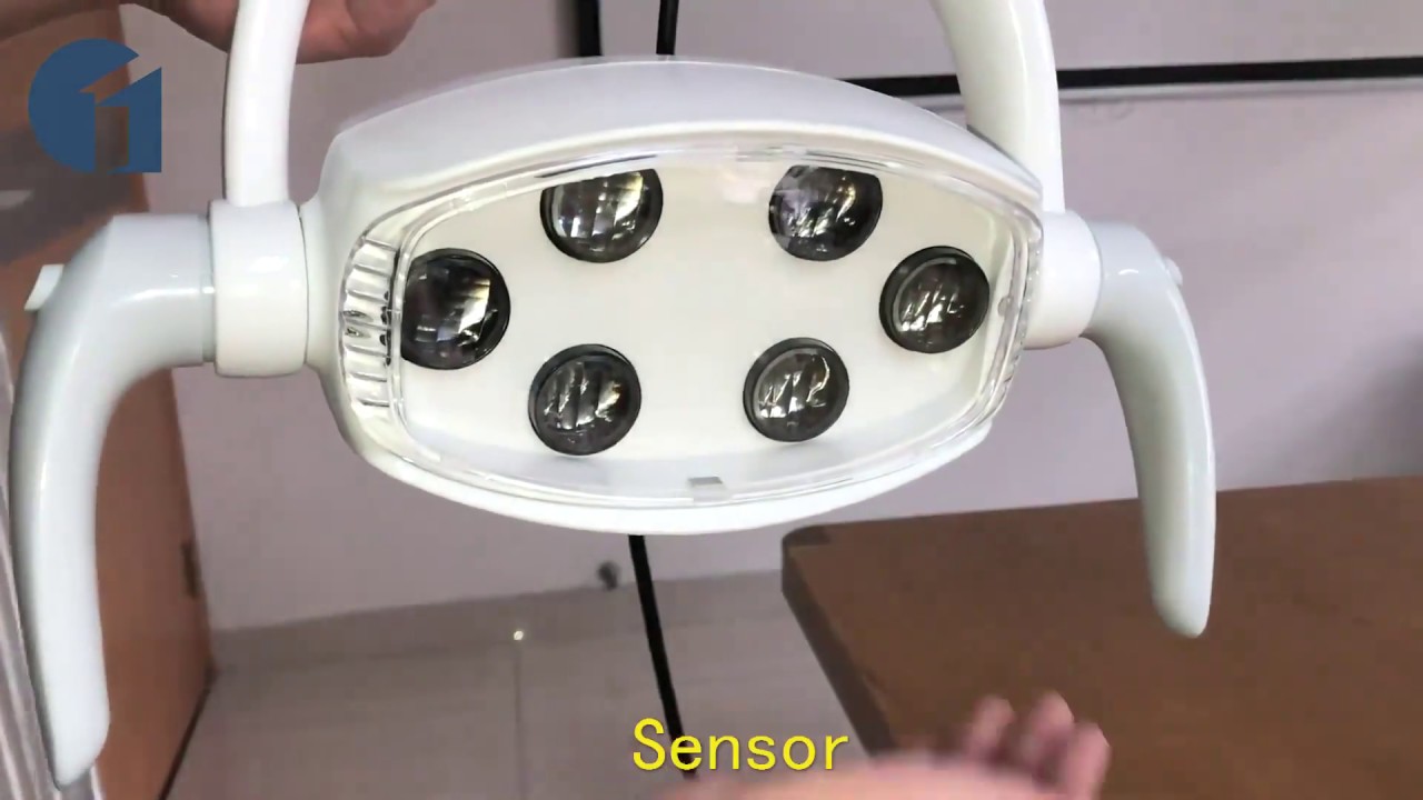 Dental clinic 6 led bulbs oral light with sensor - YouTube