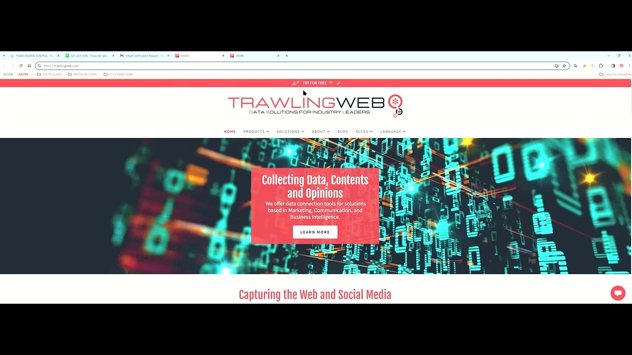 User Consent Process Demonstration for TrawlingWeb's Looker-News-API Integration - YouTube