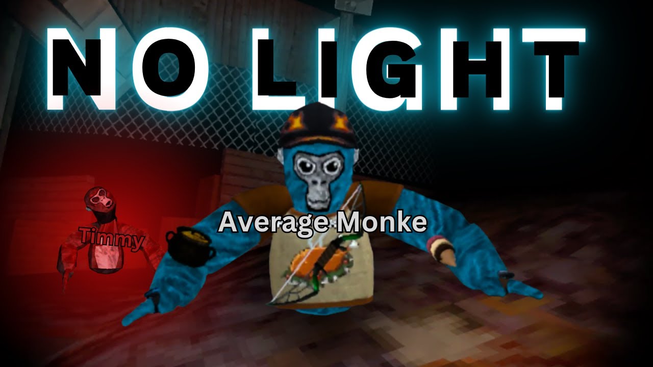 Fun Monkey HORROR with NO LIGHT! (Fun Monkey Horror) - YouTube